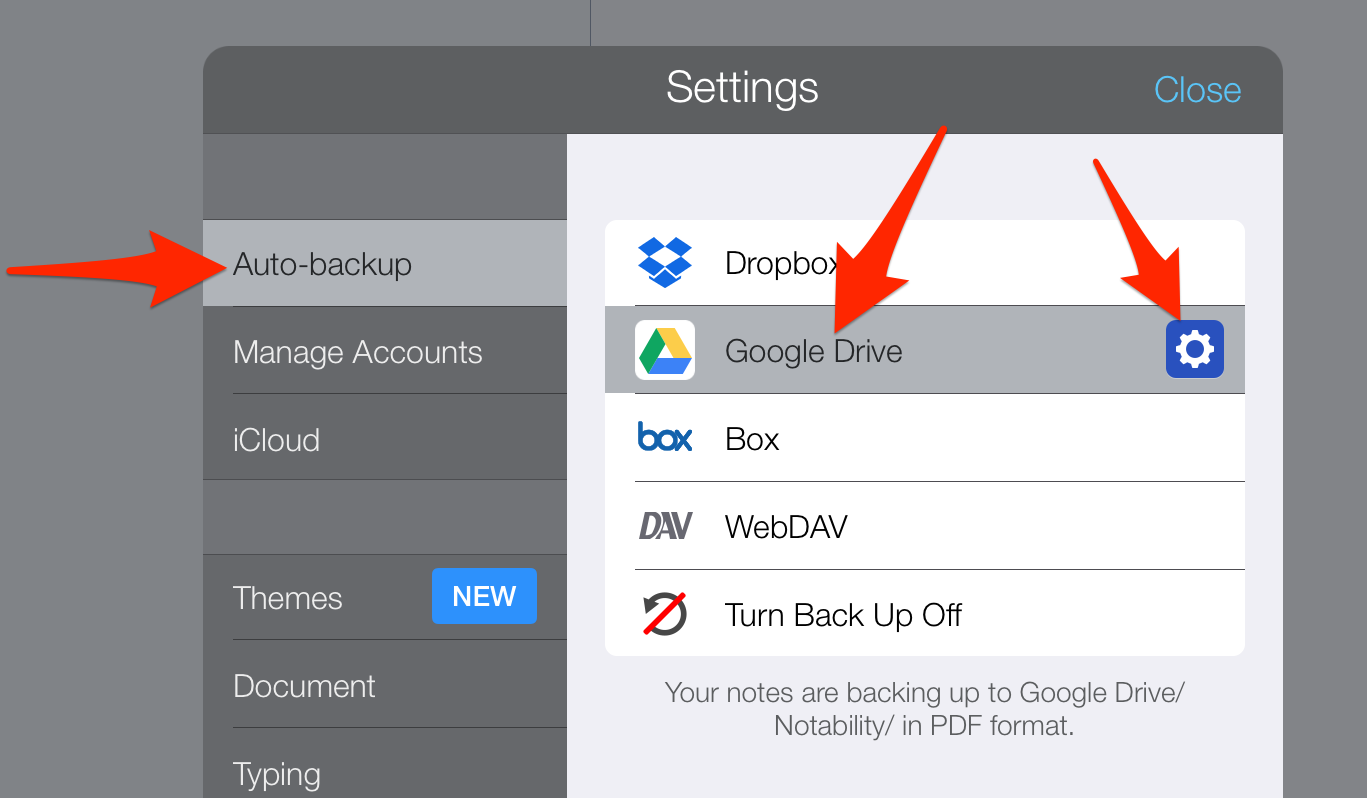 Notability – Backup and Restore Notes – DOCS